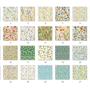 Seamless Spring Flowers Digital Paper, Spring Floral Seamless Pattern ...