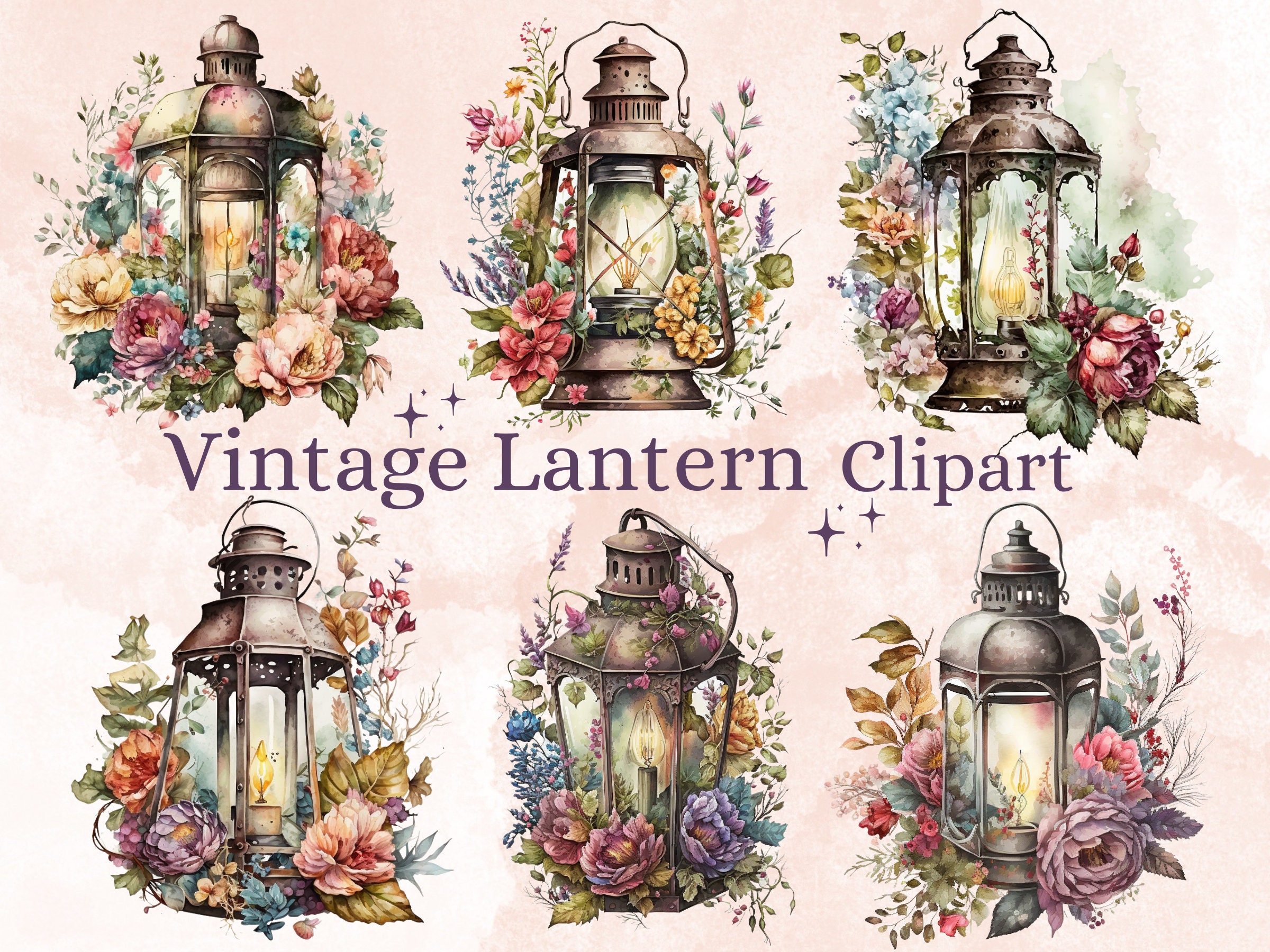 Antique Lantern Clipart