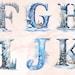 26 PNG Watercolour Winter Alphabet Clipart, Snowy Letters Clip Art ...
