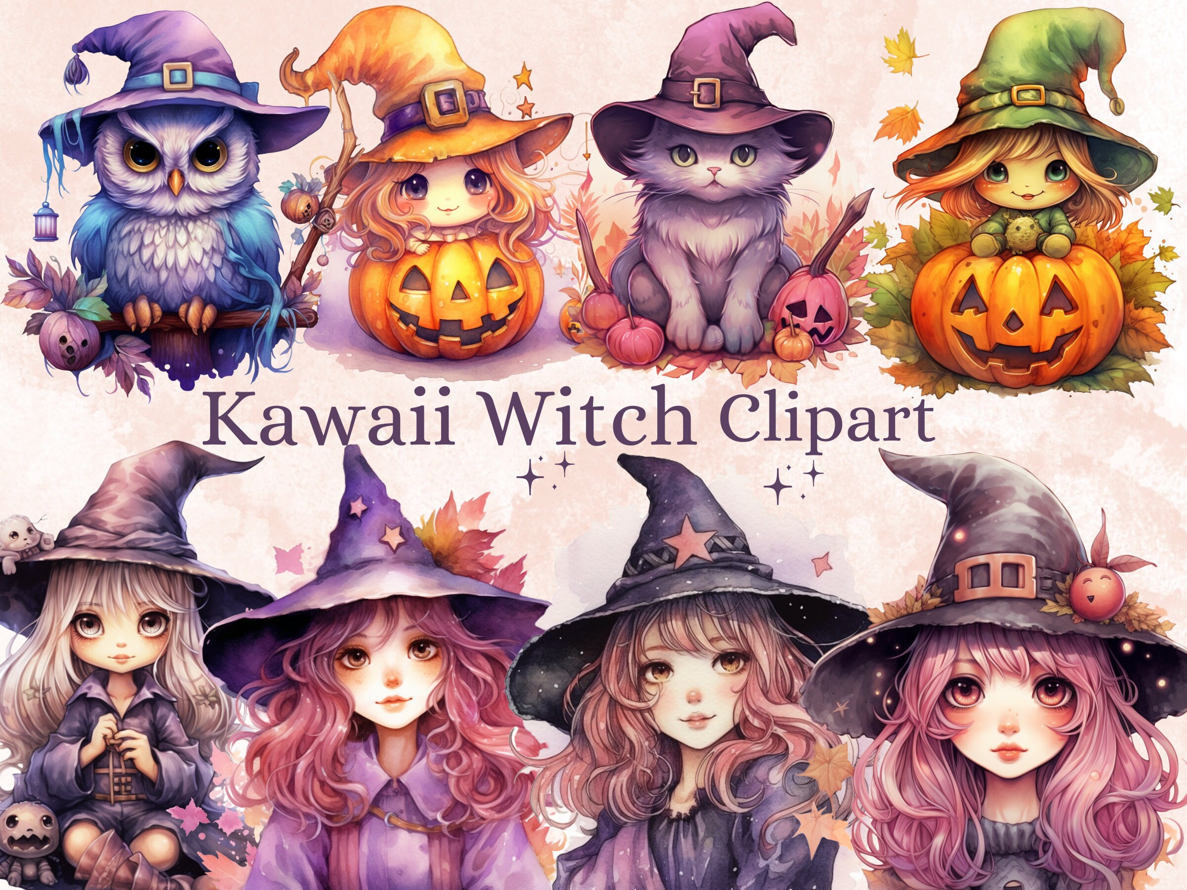 Cute Witch Clipart