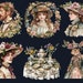 50 PNG Watercolor Victorian Spring Clipart, Floral Victorian Era ...