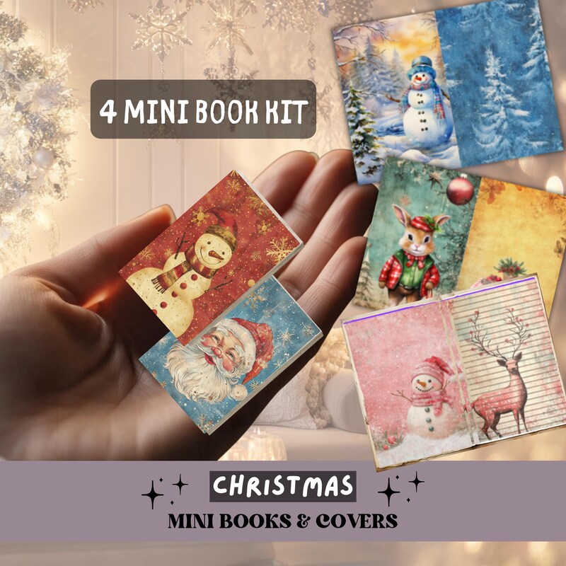 Christmas Mini Books - Etsy