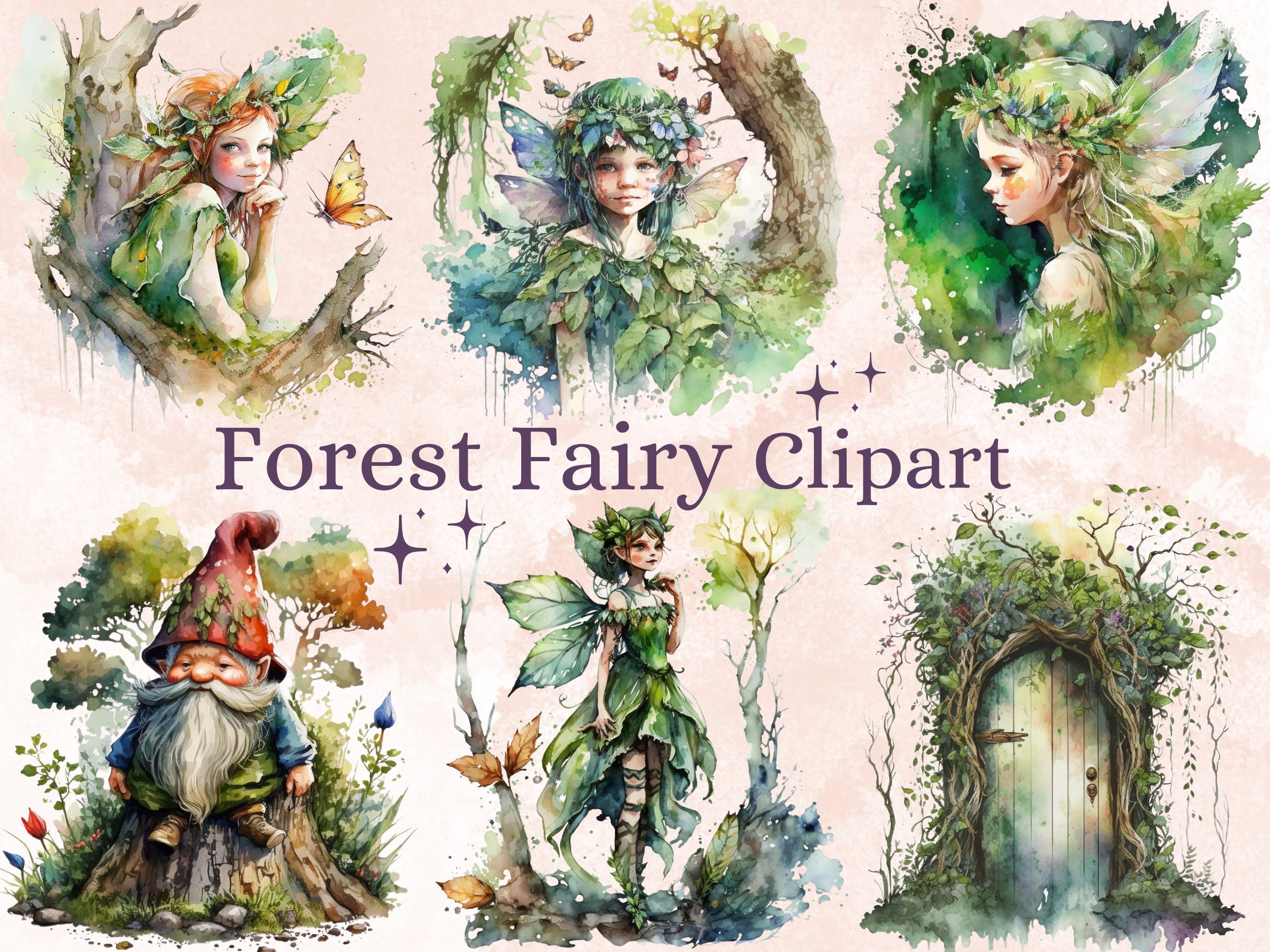 Forest Fairy Drawing