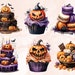 45 PNG Watercolour Halloween Dessert Clipart, Spooky Pumpkin Spice ...