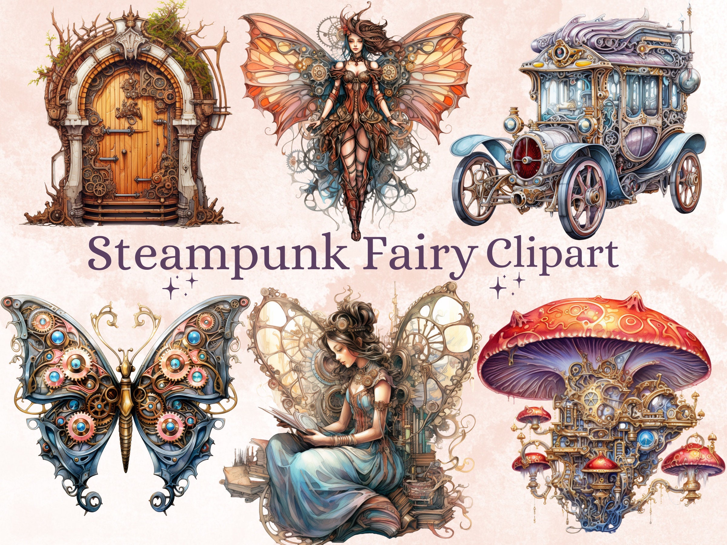 Steampunk Fairy Drawing