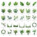 40 PNG Watercolour Greenery Clipart, Botanical PNG Clip Art, Greenery ...