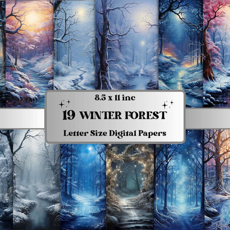 Forest Background - Etsy