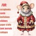 38 PNG Watercolor Christmas Animals Clipart, Merry Christmas Baby ...
