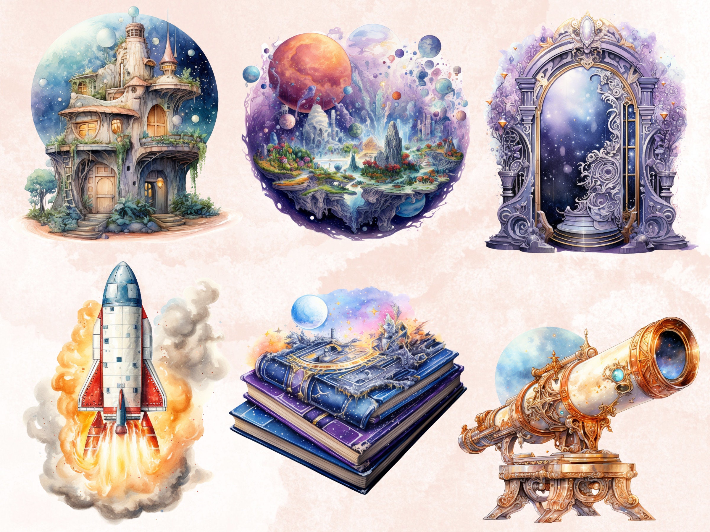42 PNG Watercolour Space Fairy Clipart, Celestial Galaxy Fairy Clip Art ...