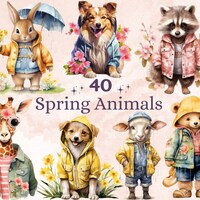 Spring Animals - Etsy