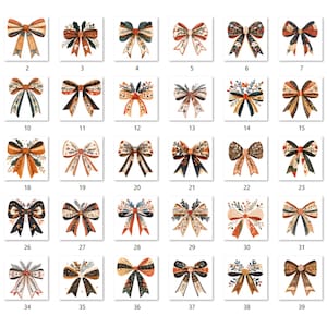 40 PNG Scandinavian Christmas Bows Clipart, Christmas Folk Art ...