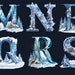 26 PNG Watercolour Winter Alphabet Clipart, Snowy Letters Clip Art ...