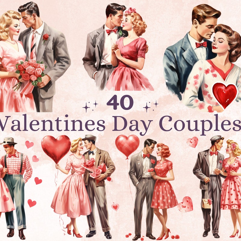 Valentine Clipart - Etsy