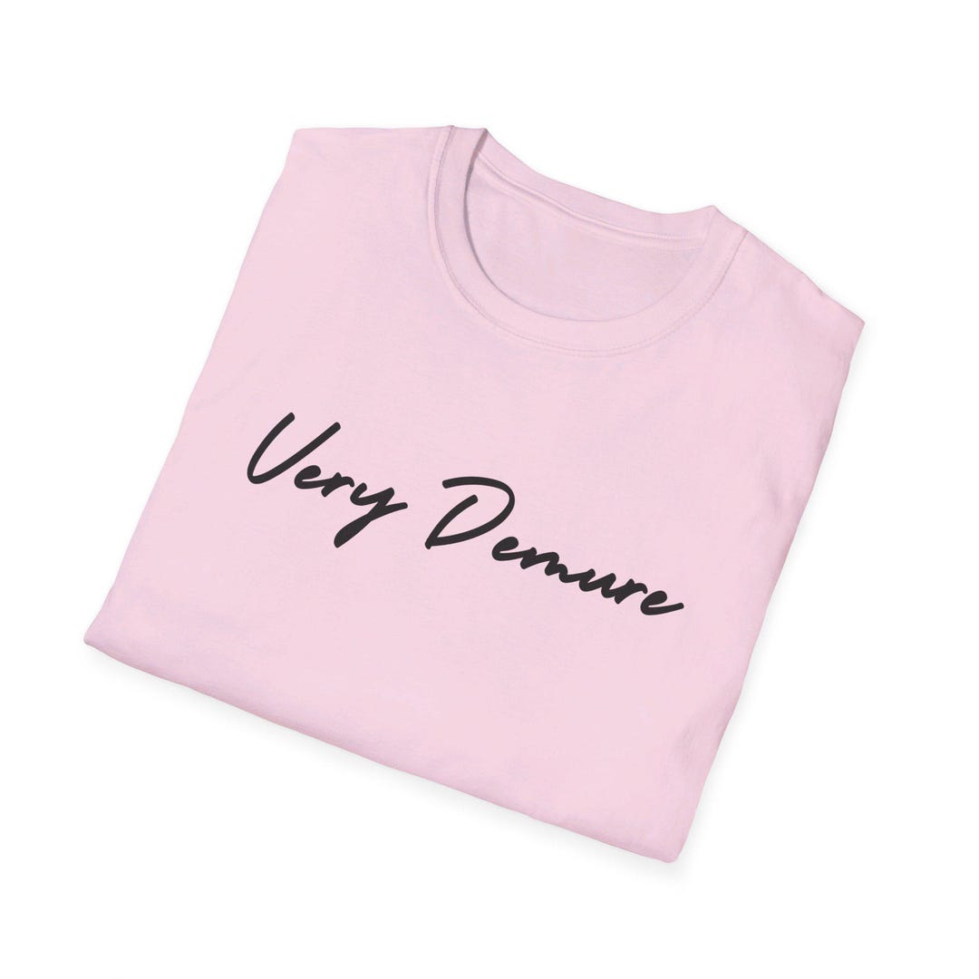 Funny Viral Meme Tshirt, VERY DEMURE Joke Tee, Tiktok Meme Shirt - Etsy