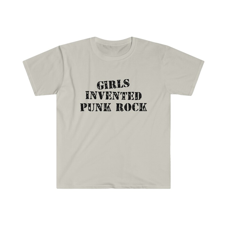 GIRLS INVENTED PUNK Rock Funny Meme Tshirt - Etsy