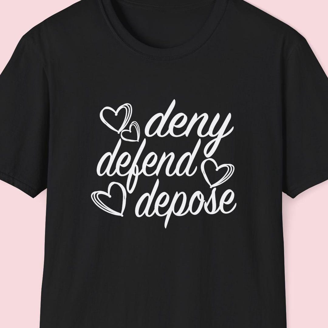 Socialist Deny Defend Depose Revolution Funny Meme Tshirt, Gift Tee ...