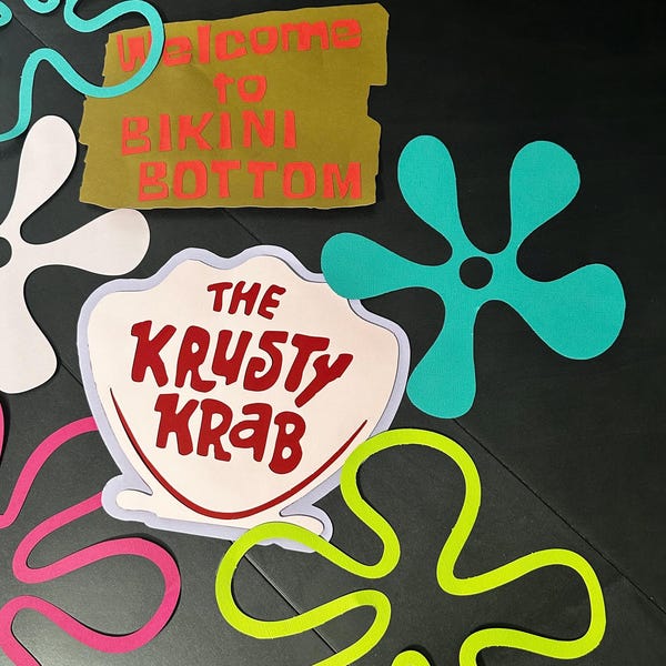 Krusty Krab Sign - Etsy