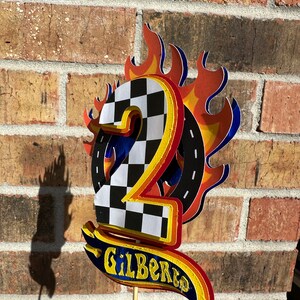 Race Car Cake Topper - Etsy