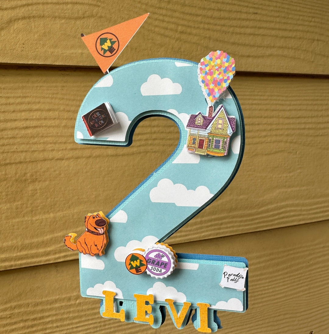 UP Theme Cake Topper - Etsy