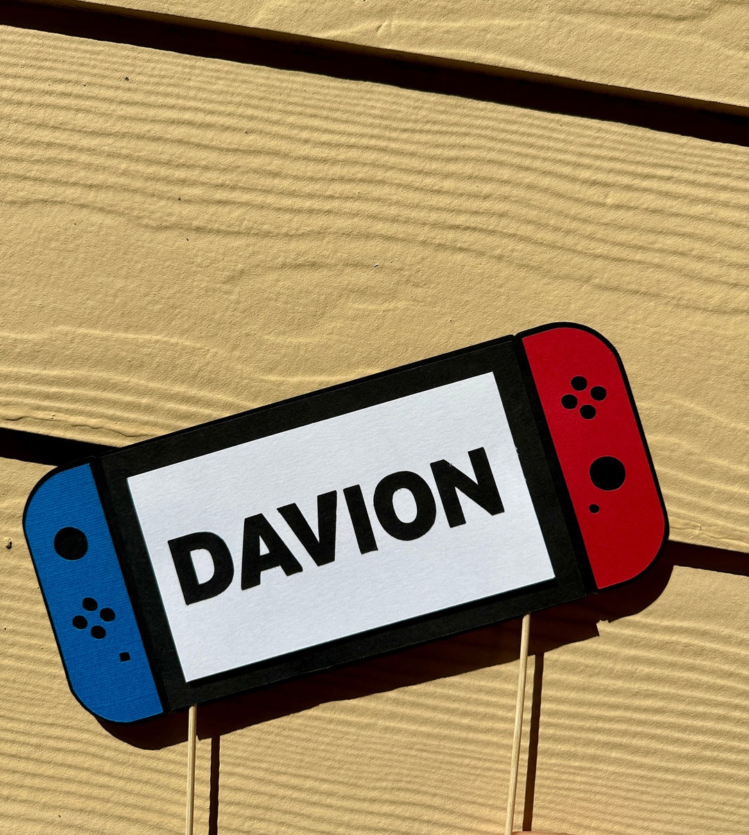 Nintendo Switch Cake Topper - Etsy