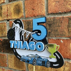 Race Track Cake Topper - Etsy