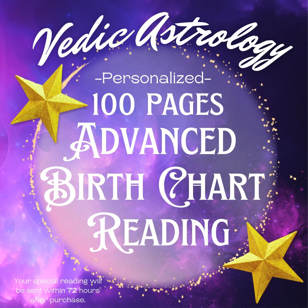 Comprehensive Birth Chart Astrological Report, Personalized Natal Chart ...