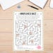 Mindfulness Maze Activity, Self-care Resource, School Counseling, Self ...