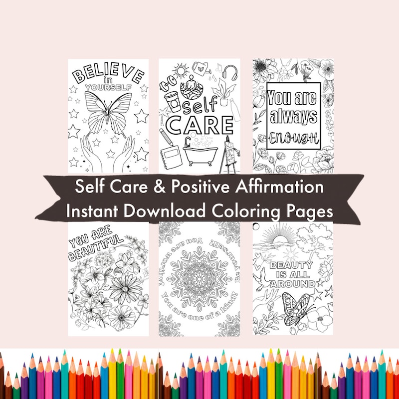 Positive Coloring - Etsy