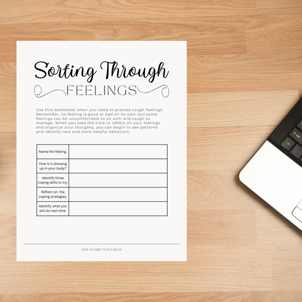 Feelings Worksheet, Processing Emotions, School Counseling Activity ...