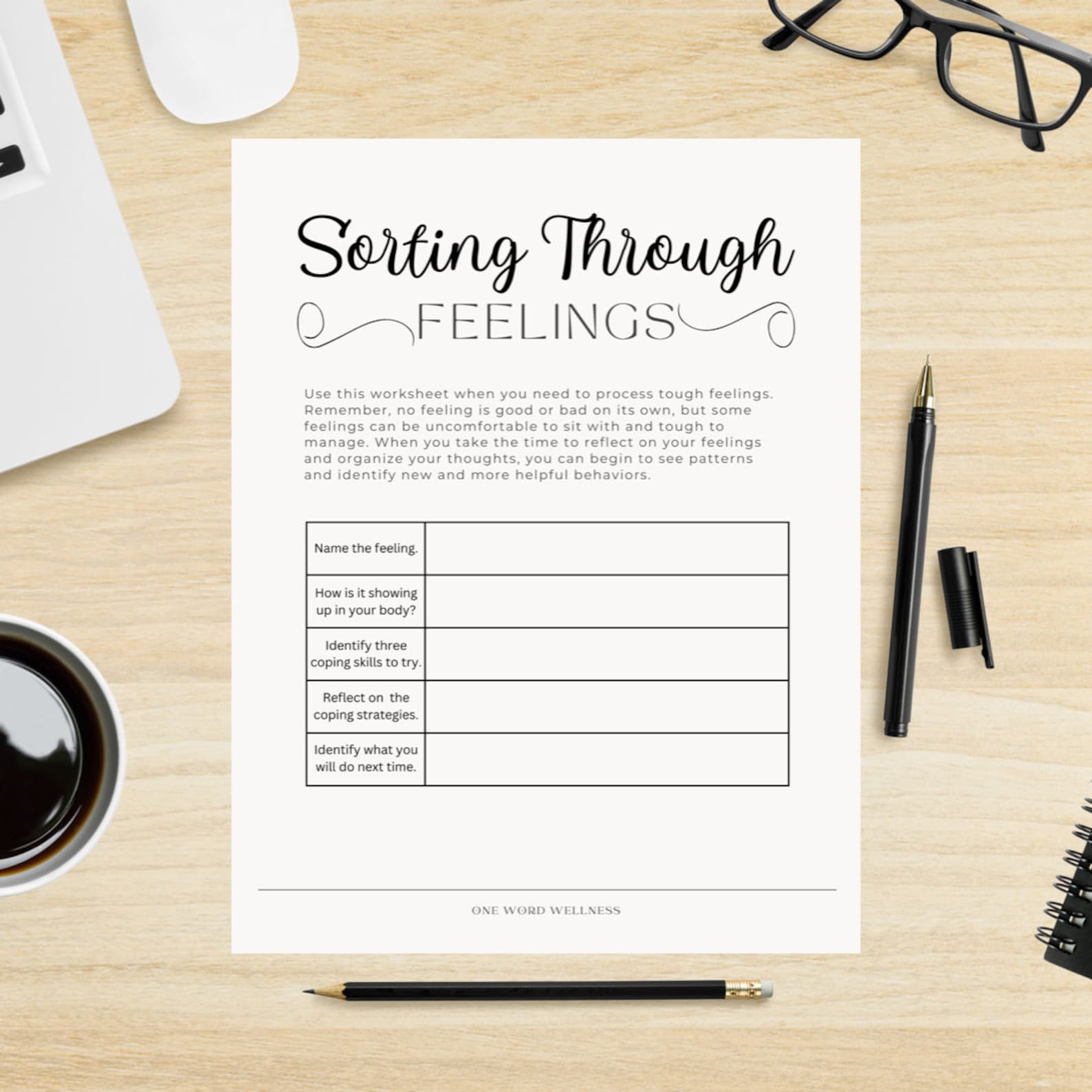 Feelings Worksheet, Processing Emotions, School Counseling Activity ...
