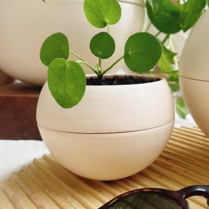 Ceramic Self Watering Planter – Handmade in Italy – Modern Indoor Pot ...