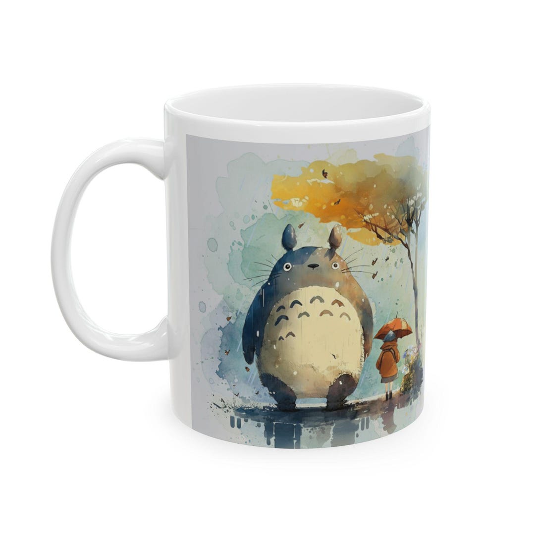 Totoro Coffee Mug, Anime Art, Customizable Gift - Etsy