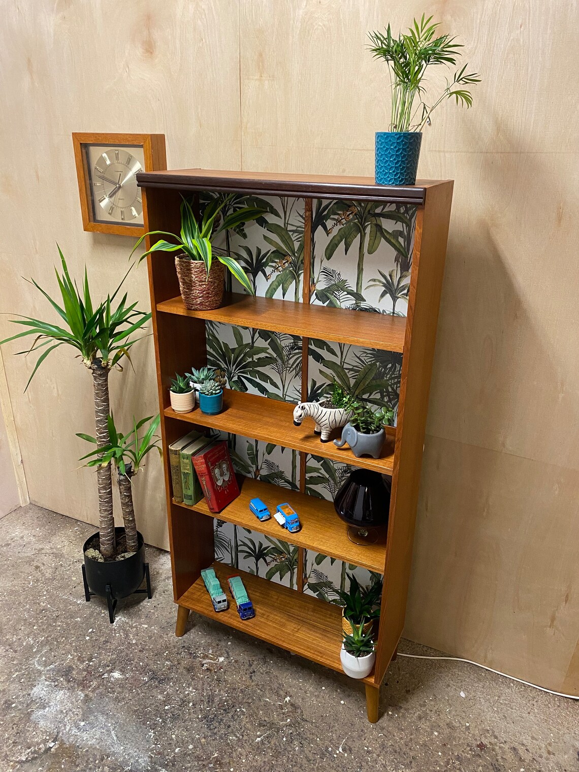 Vintage G Plan Teak Illuminated Bookcase - Etsy