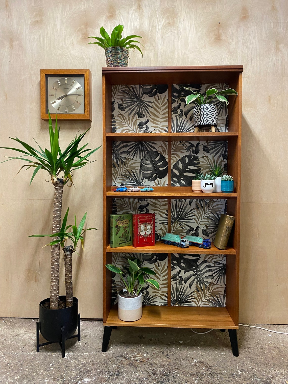 Vintage G Plan Teak Illuminated Bookcase - Etsy