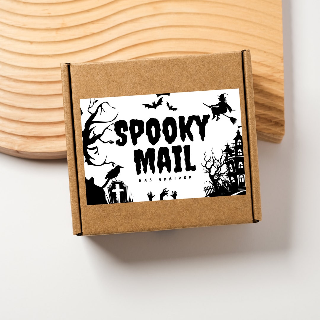 Ghost Thermal Sticker Packaging Label Bundle DIY Halloween - Etsy
