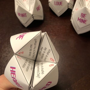 Valentine's Day Kids Joke Teller / Cootie Catcher / Fortune Teller ...