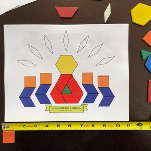 52 Bible Pattern Block Templates of New Testament Scripture Verses ...