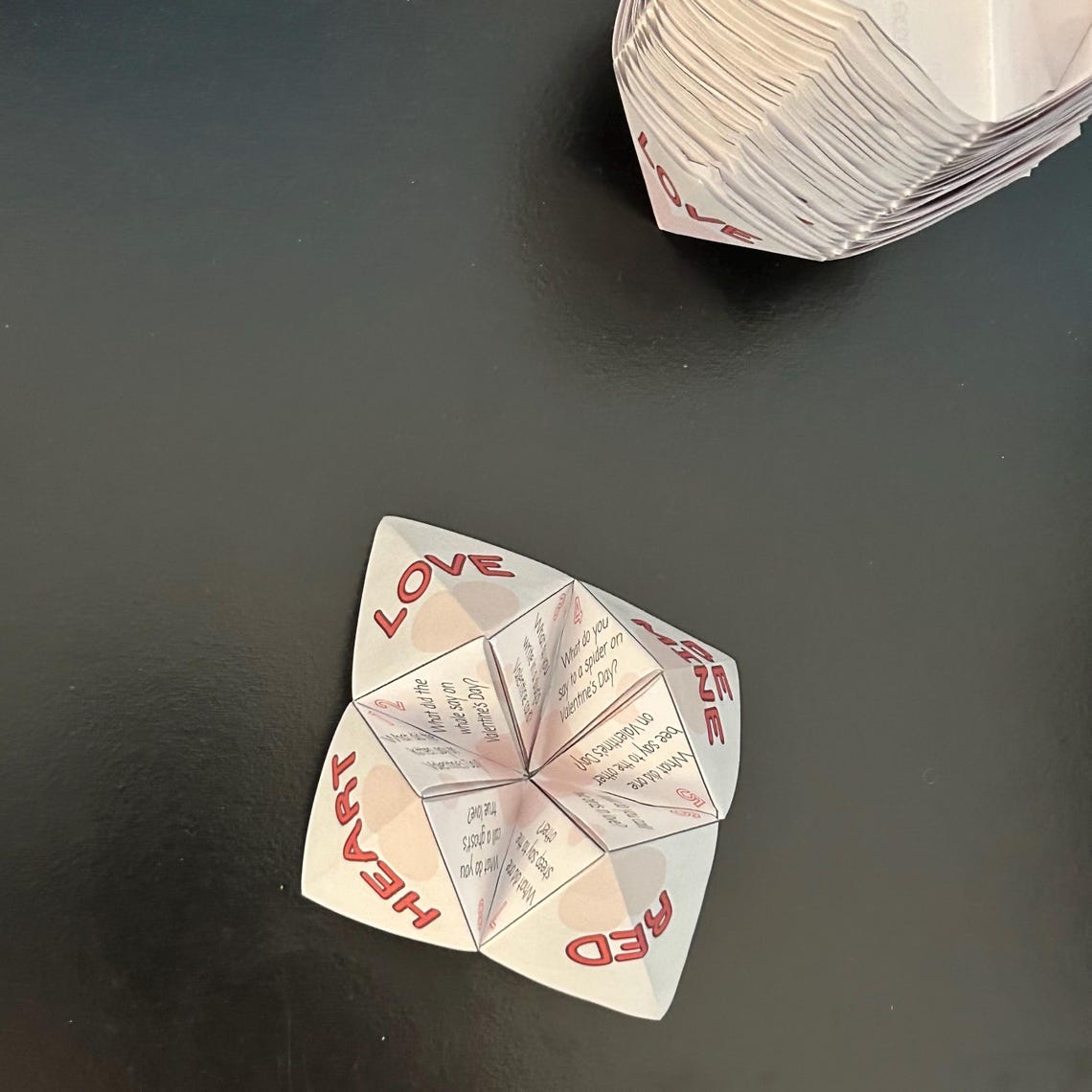 Valentine's Day Kids Joke Teller / Cootie Catcher / Fortune Teller ...