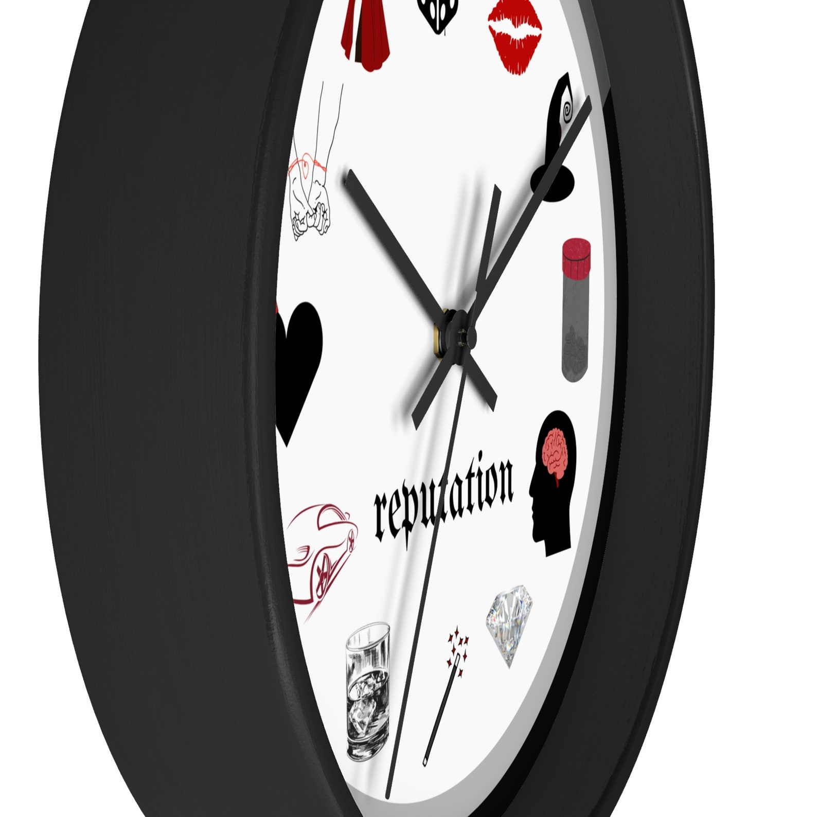 Taylor Swift Reputation Clock Clock Swiftie Clocks 24hr 12hr Home Decor ...