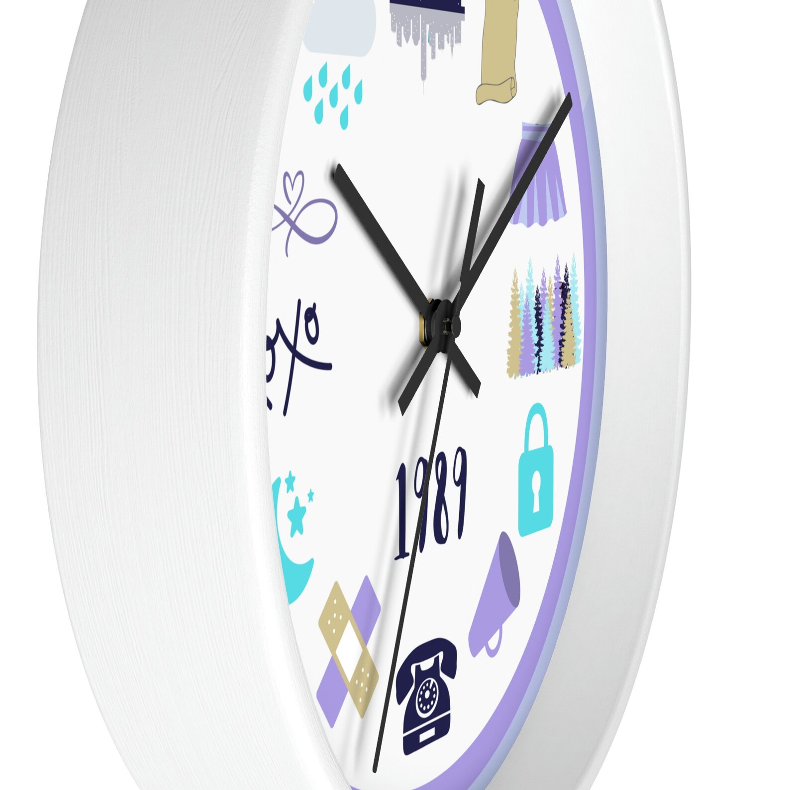 Taylor Swift 1989 Clock Clock Swiftie Clocks 12hr Home Decor Gift Wall ...