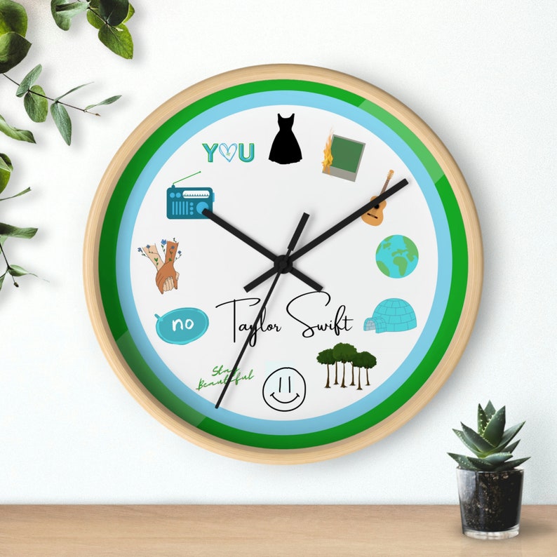 Taylor Swift Debut Album Clock Swiftie Clocks 12hr Home Decor - Etsy