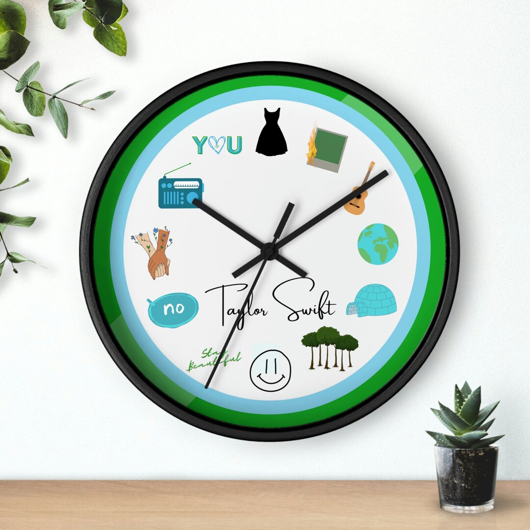 Taylor Swift Debut Album Clock Swiftie Clocks 12hr Home Decor Gift Wall ...