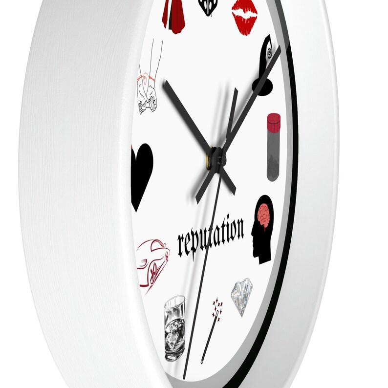 Taylor Swift Reputation Clock Clock Swiftie Clocks 24hr 12hr Home Decor ...