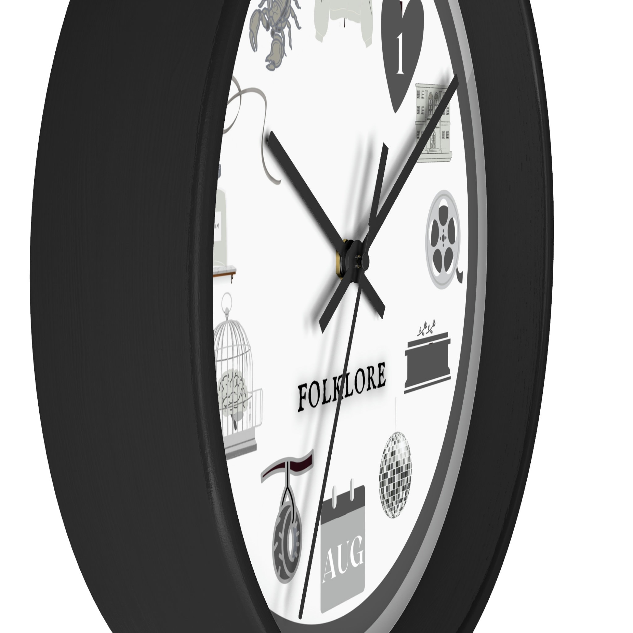 Folklore The Eras Tour Taylor Wall Clock, Taylor Fan Decor sold by ...