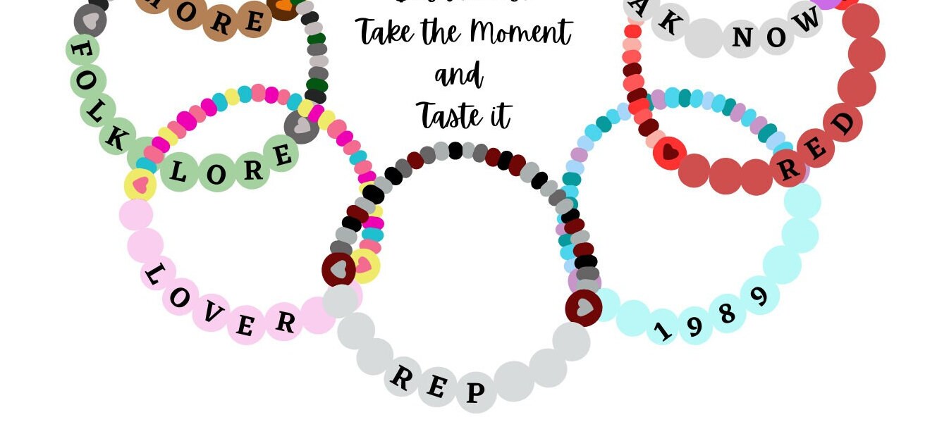 Taylor Swift Albums as Friendship Bracelet Download Transparent ...