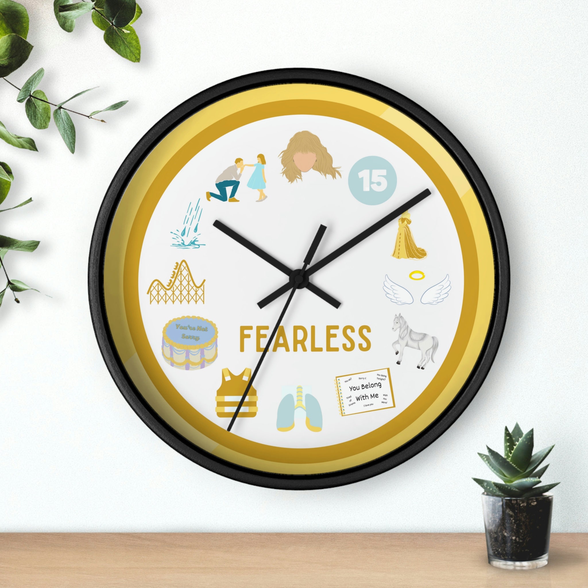 Taylor Fearless Album Clock taylor version Clocks sold by Margarita ...
