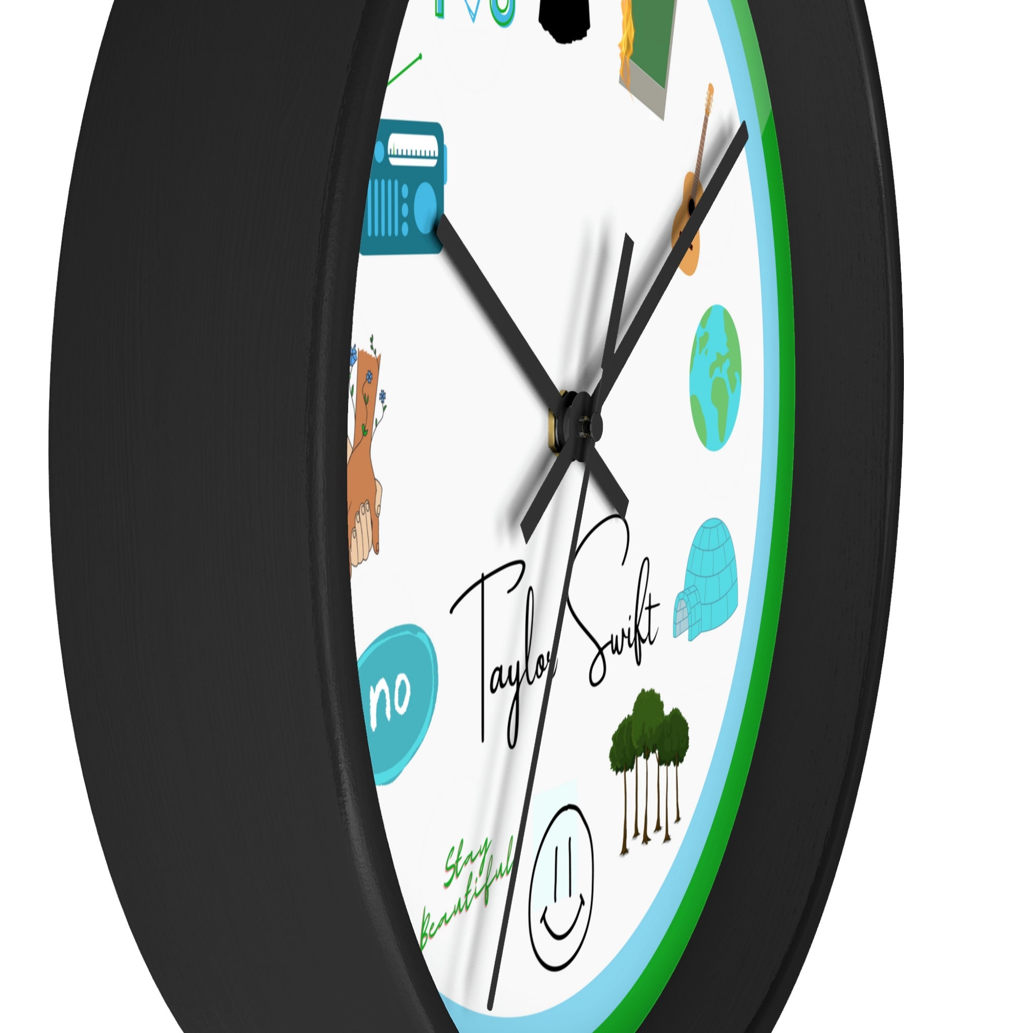 Taylor Swift Debut Album Clock Swiftie Clocks 12hr Home Decor Gift Wall ...