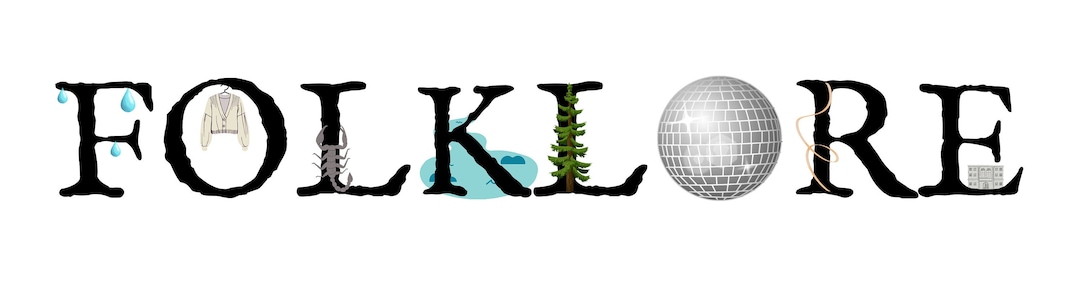 Taylor Swift Digital Download Folklore Title Transparent Background ...