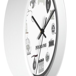 Taylor Swift Folklore Clock Clock Swiftie Clocks 24hr 12hr Home Decor ...