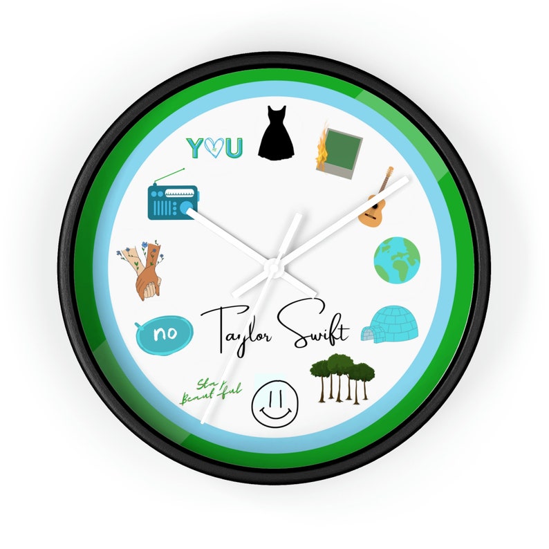 Taylor Swift Debut Album Clock Swiftie Clocks 12hr Home Decor Gift Wall ...